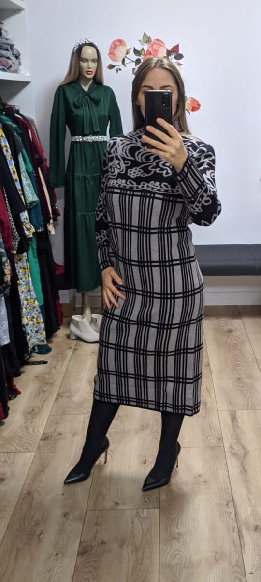 Rochie din lanita | Rochie lunga | Rochie groasa | 180 lei – Gabriela ...