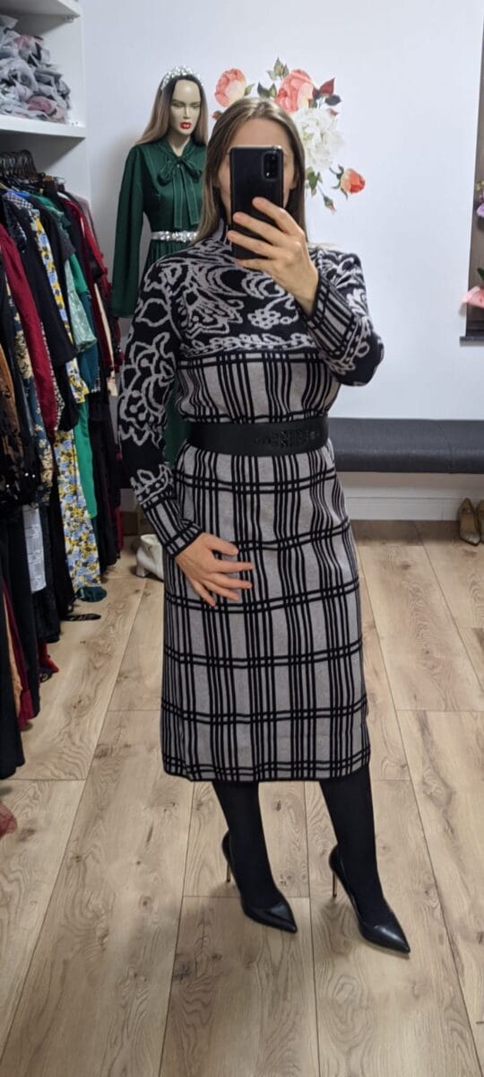 Rochie din lanita | Rochie lunga | Rochie groasa | 180 lei – Gabriela ...