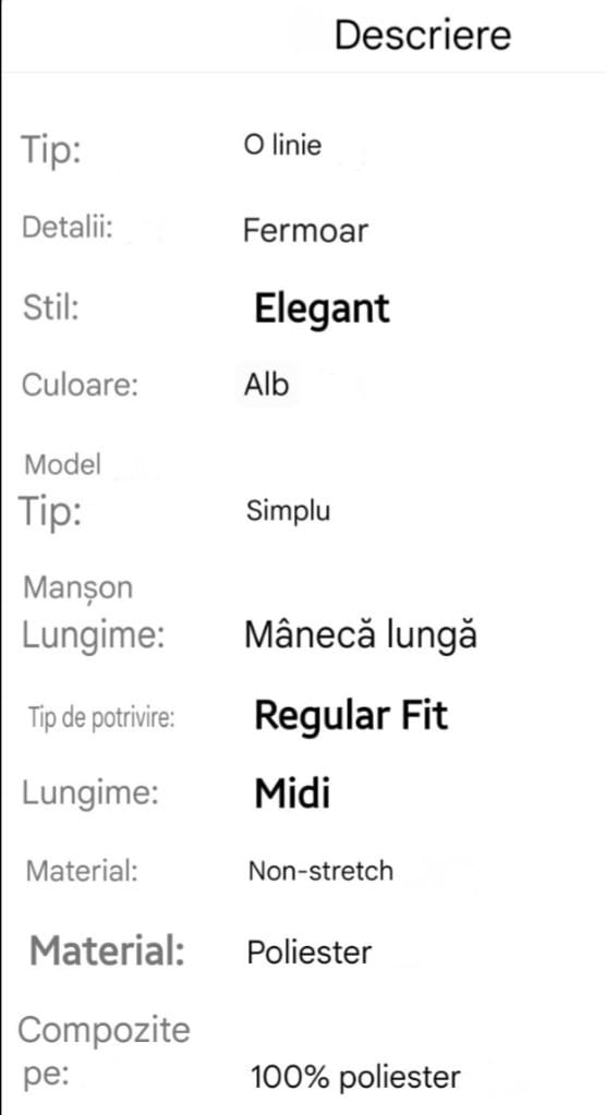 Rochii albe Domnișoare | Rochii albe fetite | Rochii midi elegante cu ...